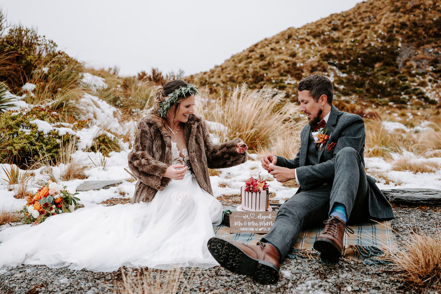 An Adventure Elopement at Lake Lochnagar, Queenstown
